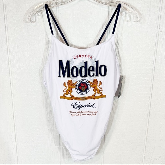 Modelo | Swim | New Modelo Beer One Piece Bathing Suit Large | Poshmark